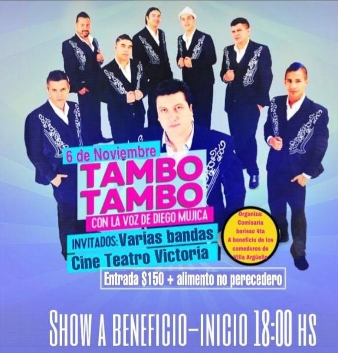 Tambo Tambo participará de un festival en Berisso a beneficio de ...