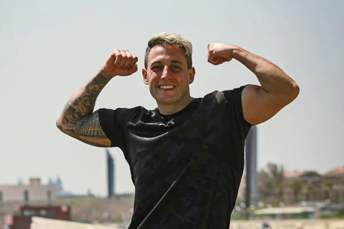 Momo conoció a Messi y festejaron el triunfo de la Selección argentina