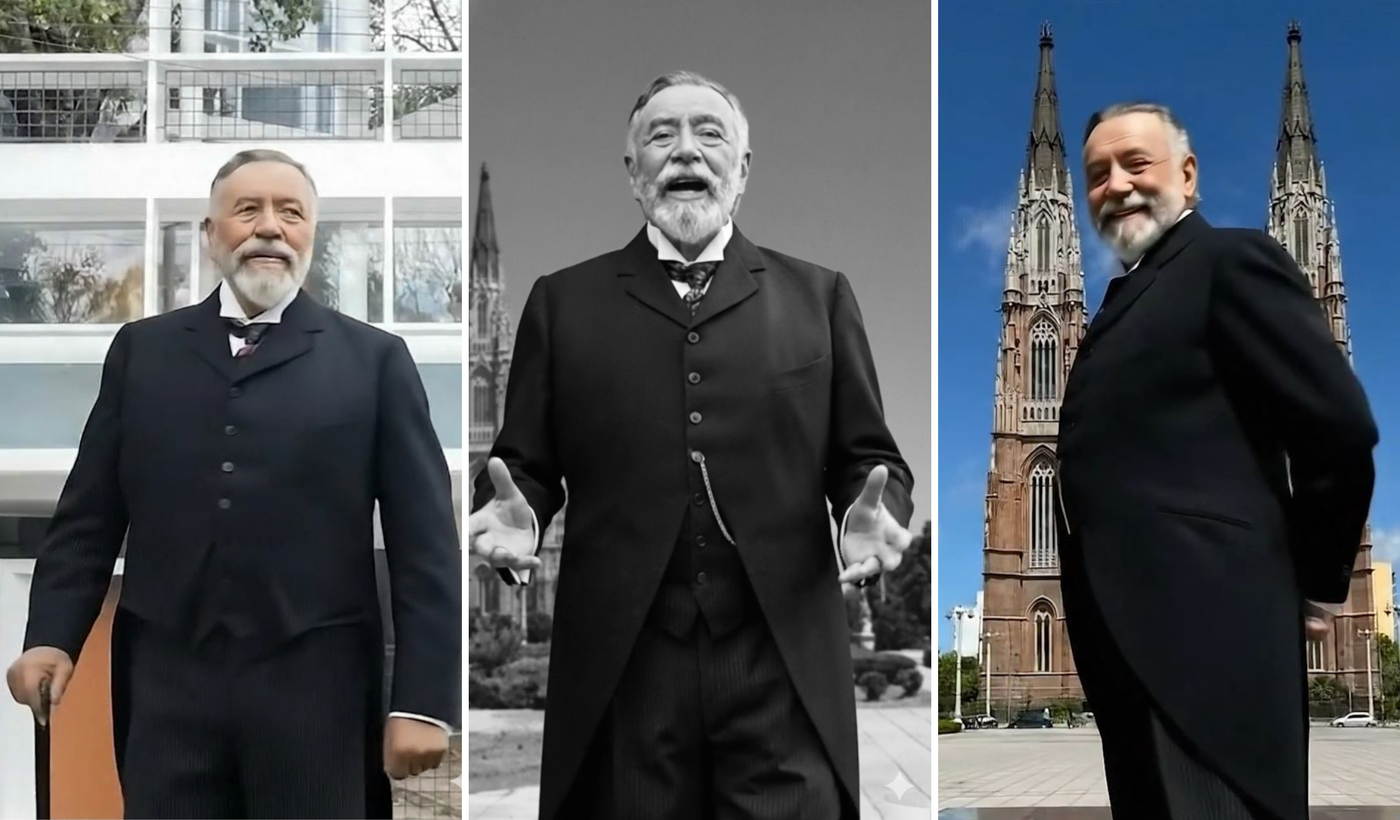 La Plata celebra sus 143 años con un saludo de Dardo Rocha recreado con ...