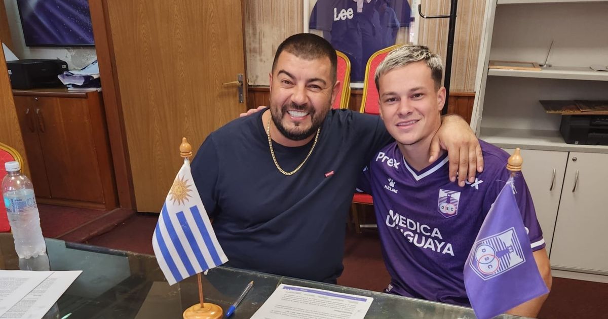 Matías Abaldo fue presentado como jugador de Defensor Sporting