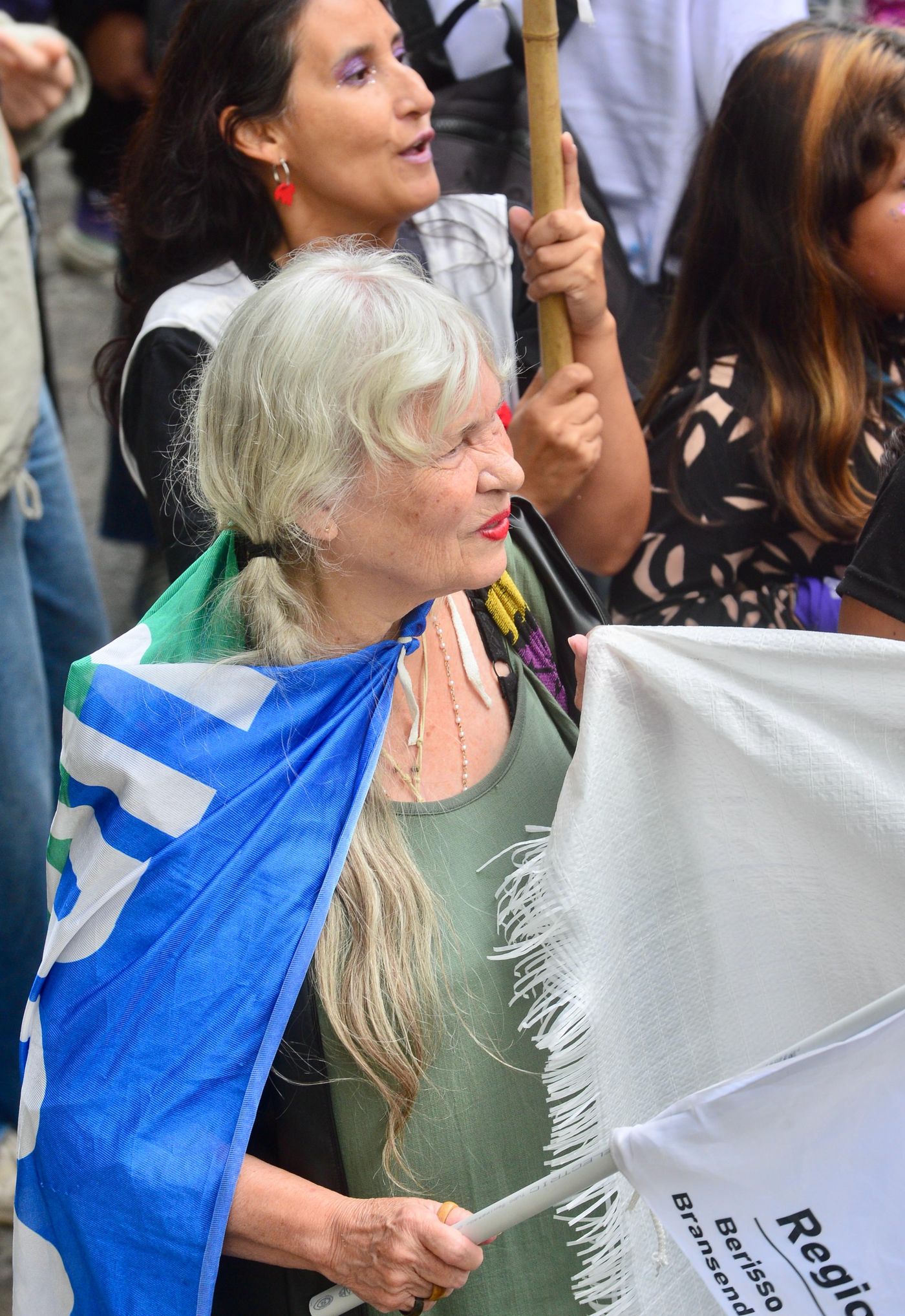 Las mujeres coparon las calles de La Plata en la marcha por el #8M