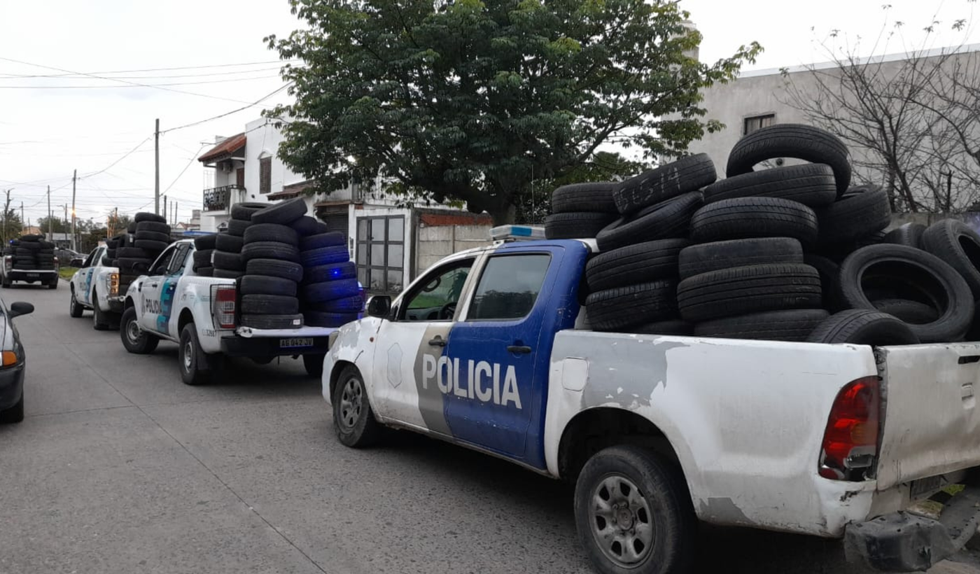 Desbarataron en La Plata una red que acopiaba más de 2.000 ruedas ...