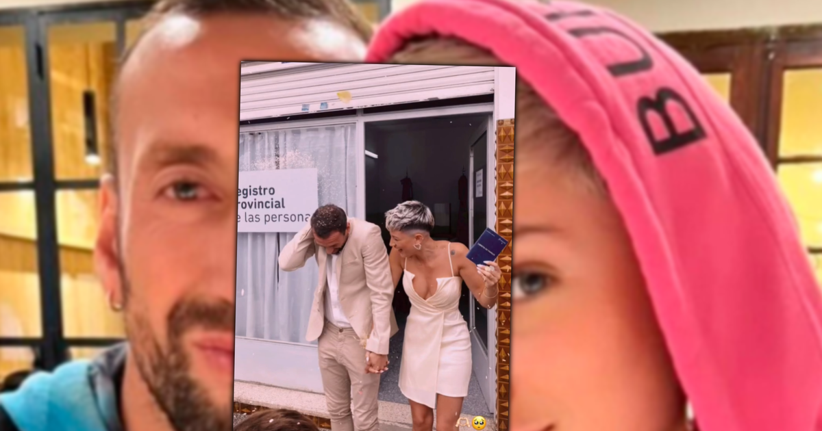 Brahian Alemán regresó a La Plata para casarse con su nueva esposa