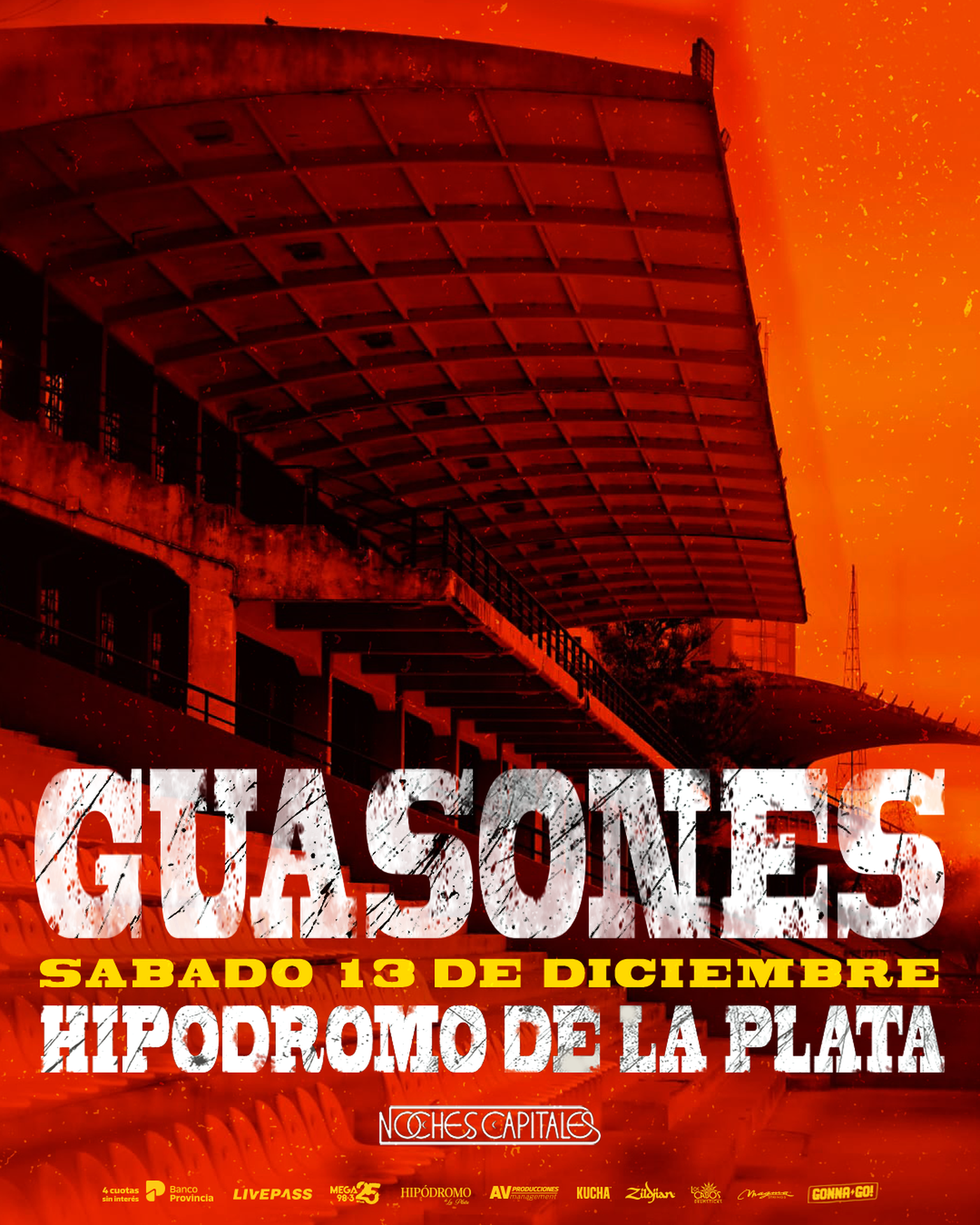 Guasones anunció el show más grande de su historia en el Hipódromo de ...