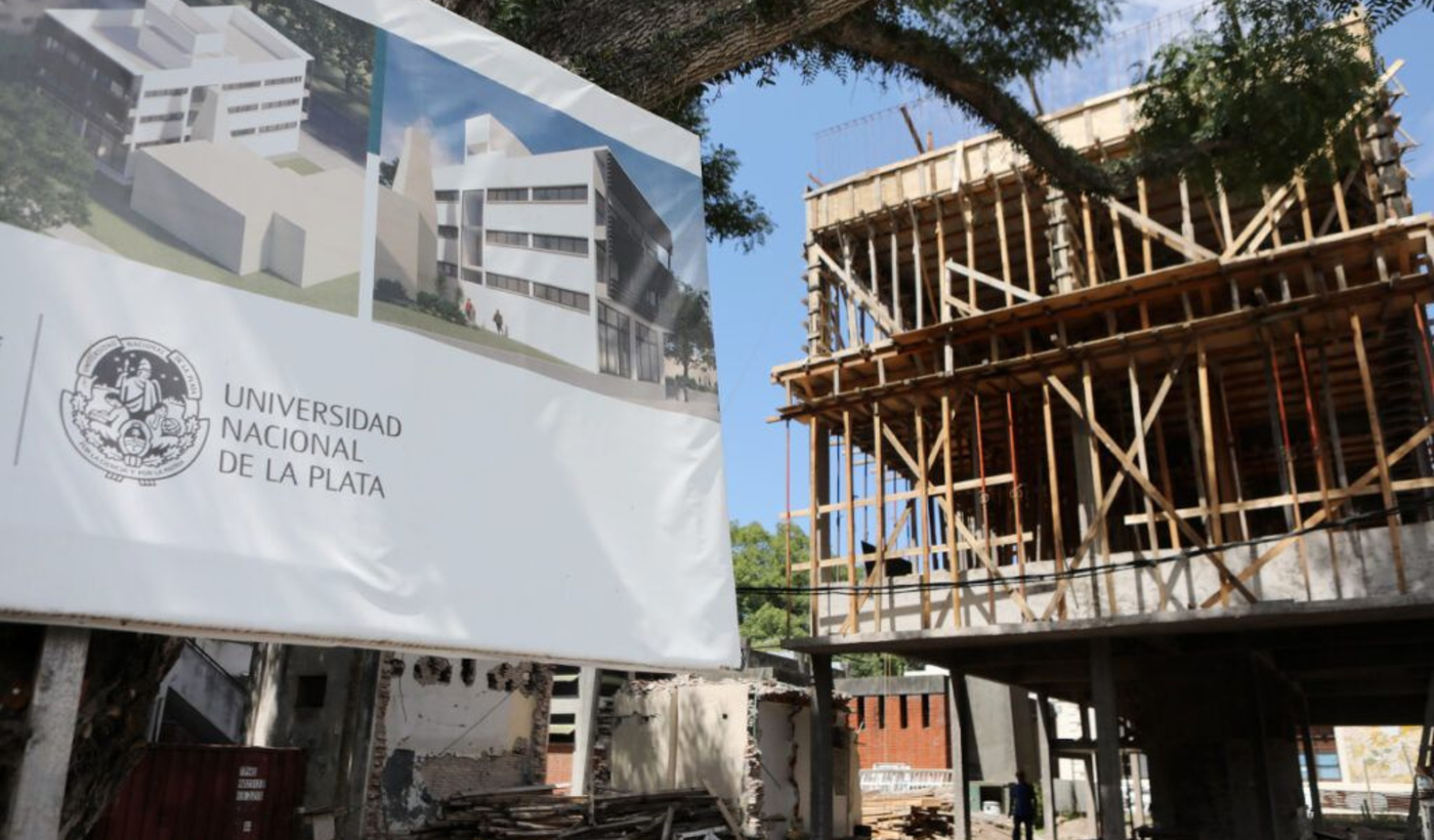 La UNLP avanza con la construcción de un complejo de aulas en ...