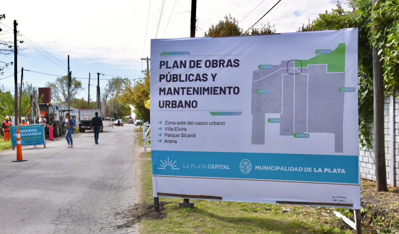Arrancó en La Plata el ambicioso plan de obras y mantenimiento de ...