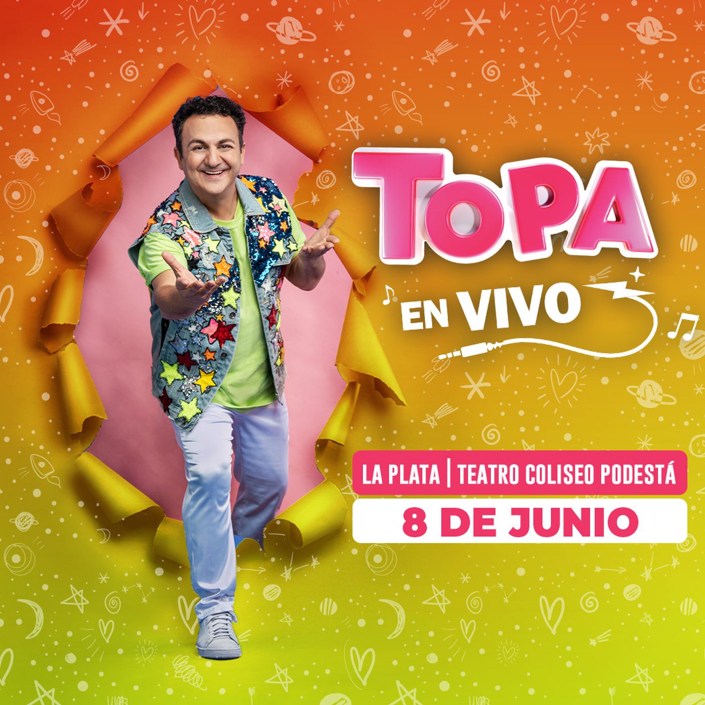 Diego Topa hará una nueva función en el Coliseo Podestá de La Plata