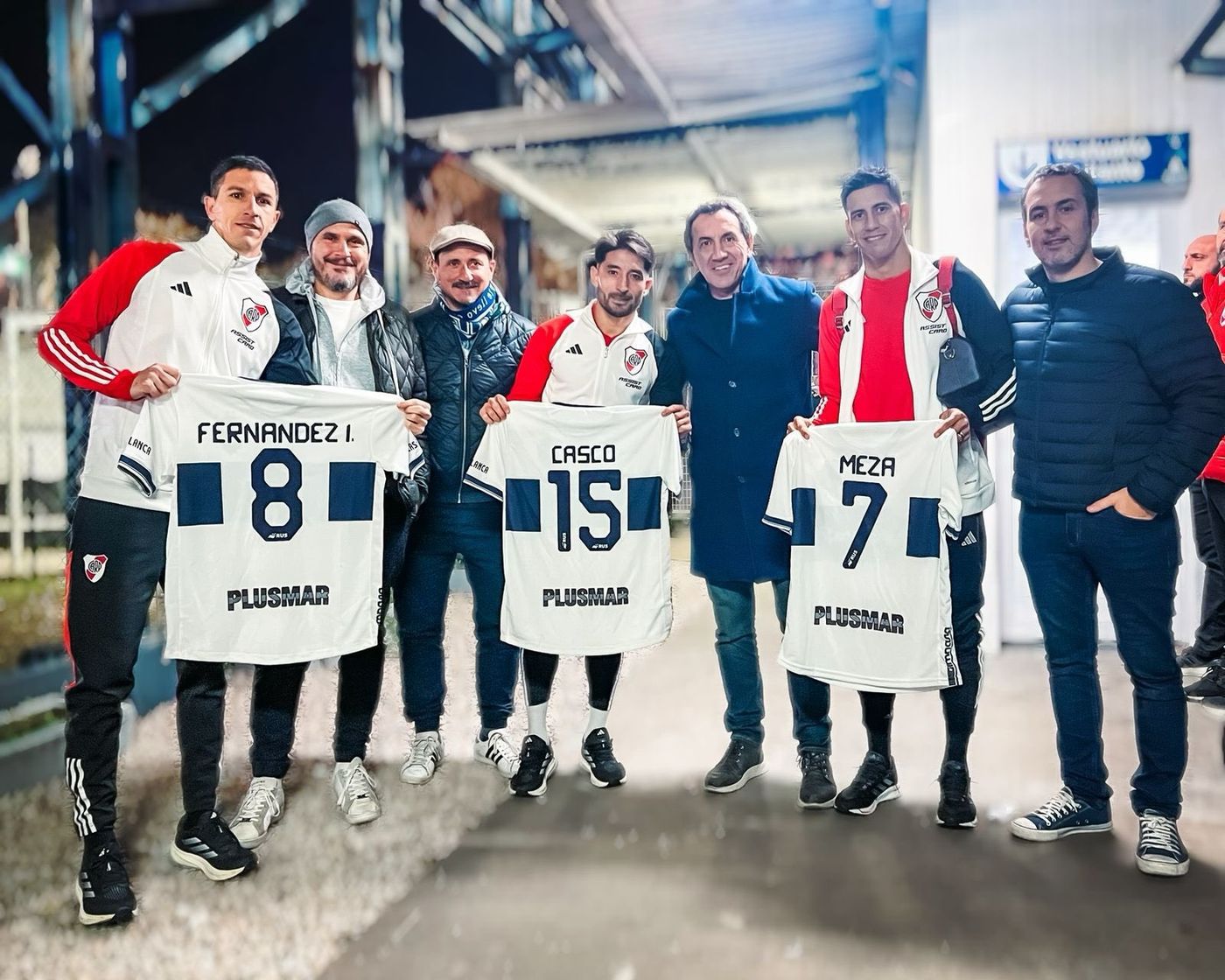 La imagen de Nacho Fernández, Maximiliano Meza y Milton Casco que ...