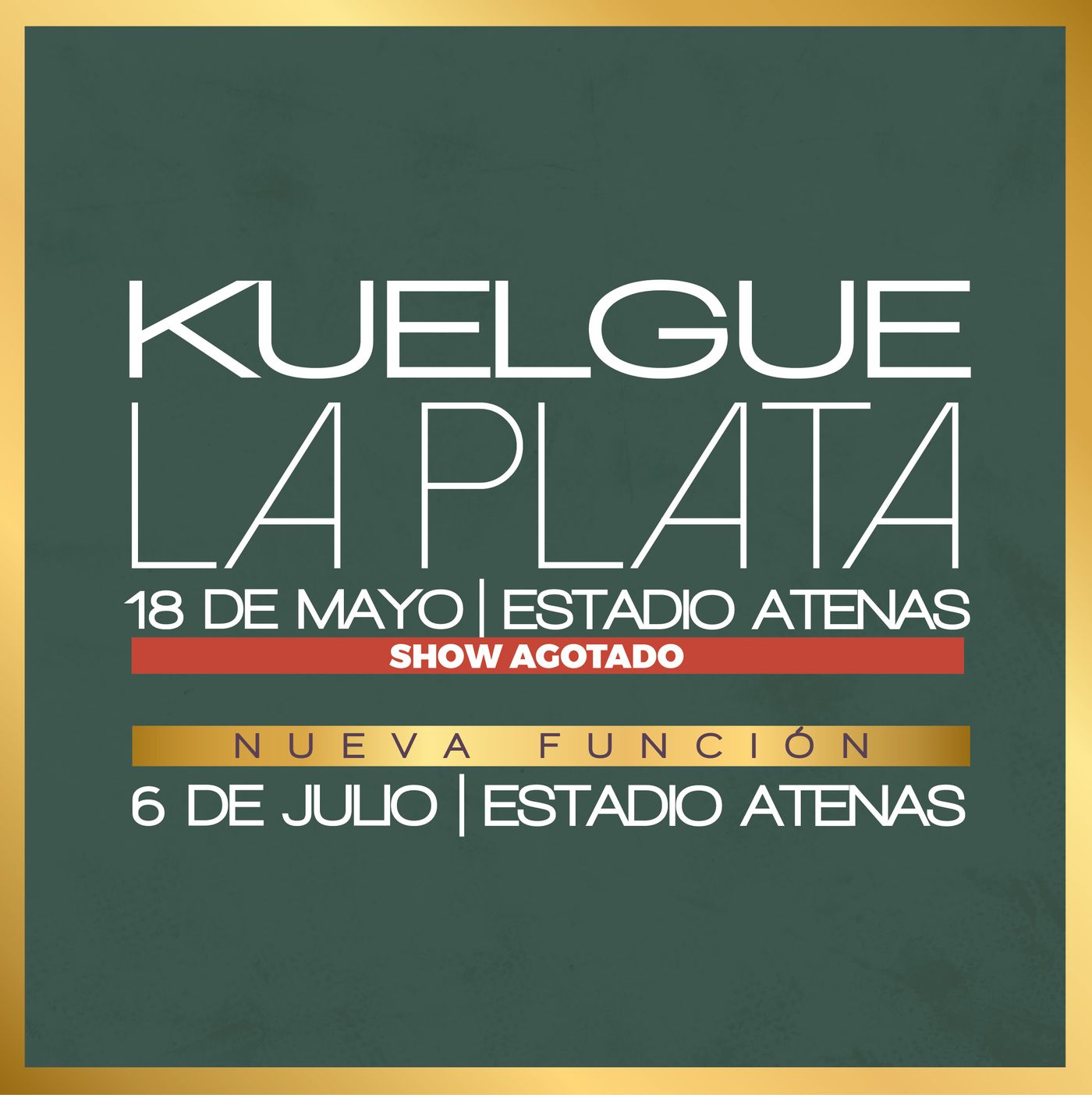 El Kuelgue agotó su show en La Plata y anunció una nueva fecha