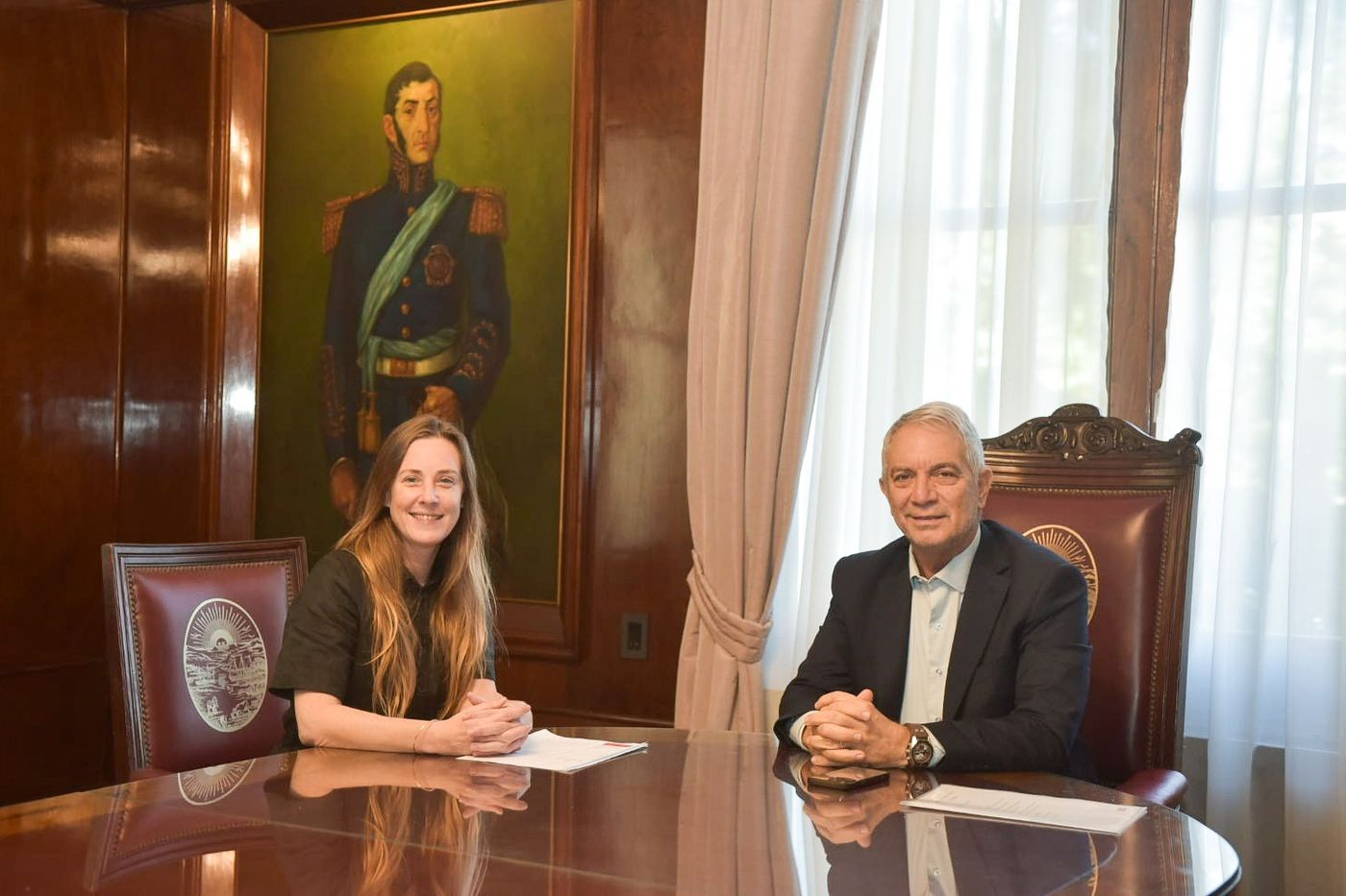 Julio Alak acordó con la ministra Jesica Rey trabajar en conjunto la ...