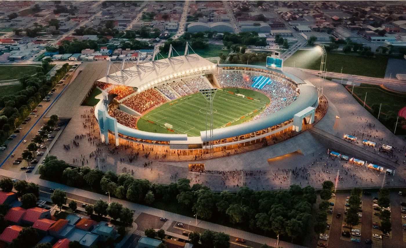Las fotos del nuevo estadio en Mar del Plata que quiere renovarse y competirle al Estadio Único ...
