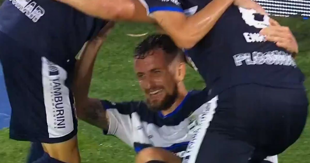 Nicolás Colazo metió el gol de Gimnasia y ya estaba desgarrado