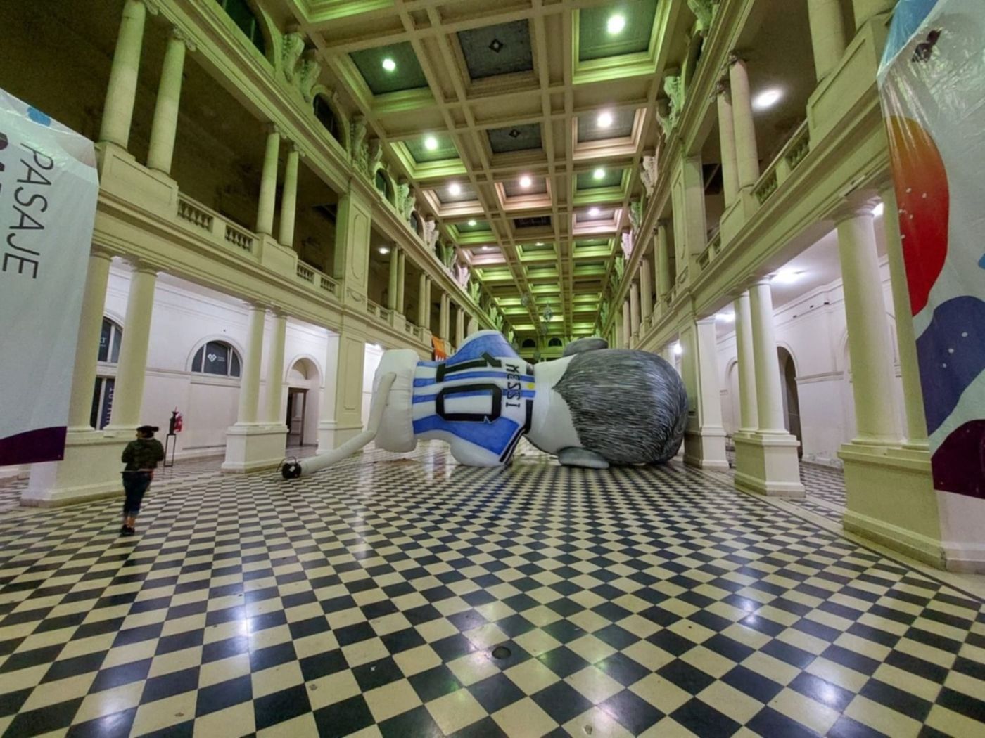 De La Plata al Obelisco, el Messi gigante está listo para un triunfo ...