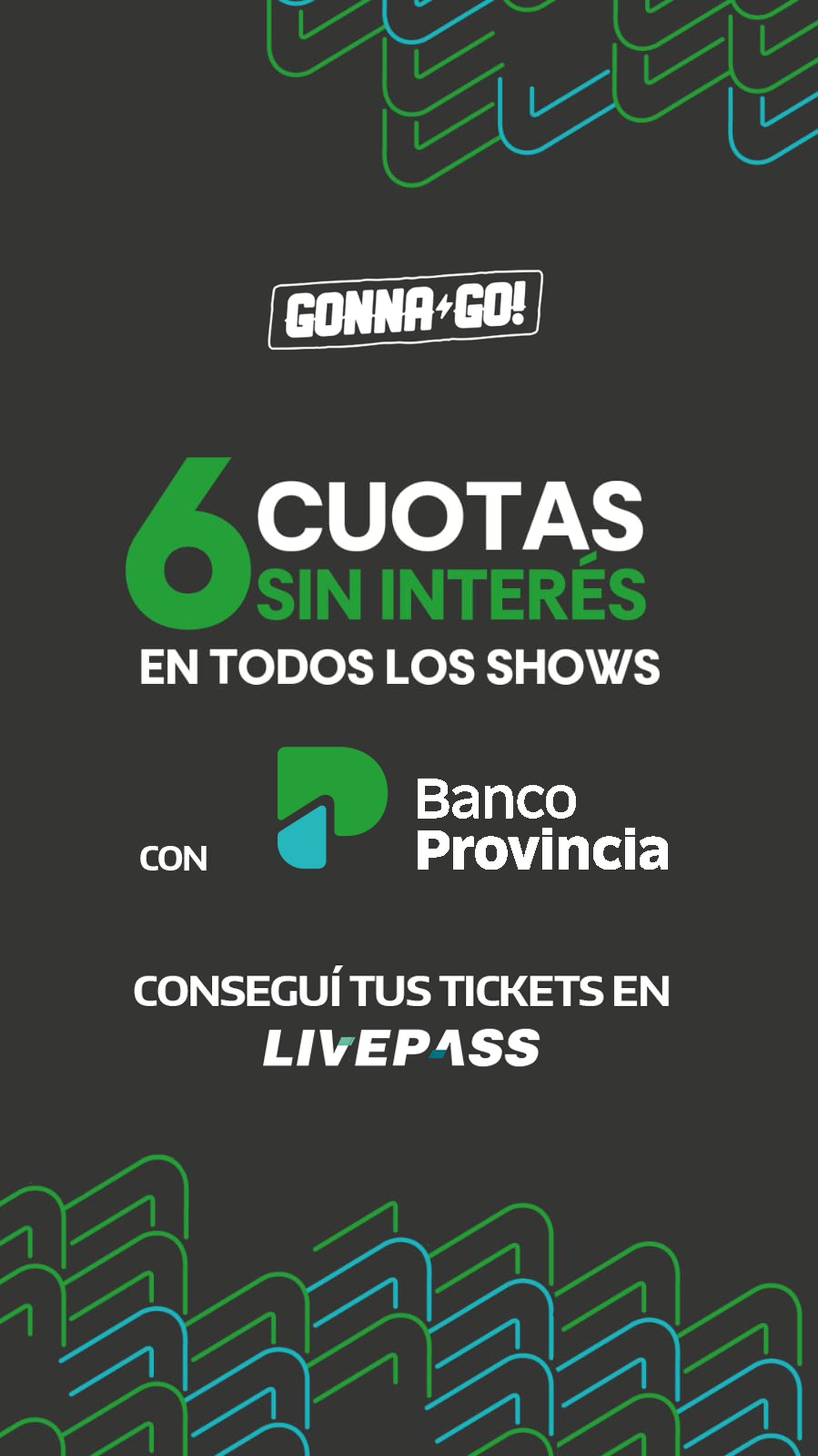Los shows producidos por Gonna Go en La Plata se pueden pagar en 6 ...