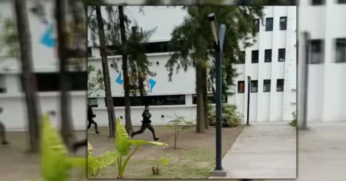 VIDEO: Así persiguieron al preso que intentó huir de la facultad de ...