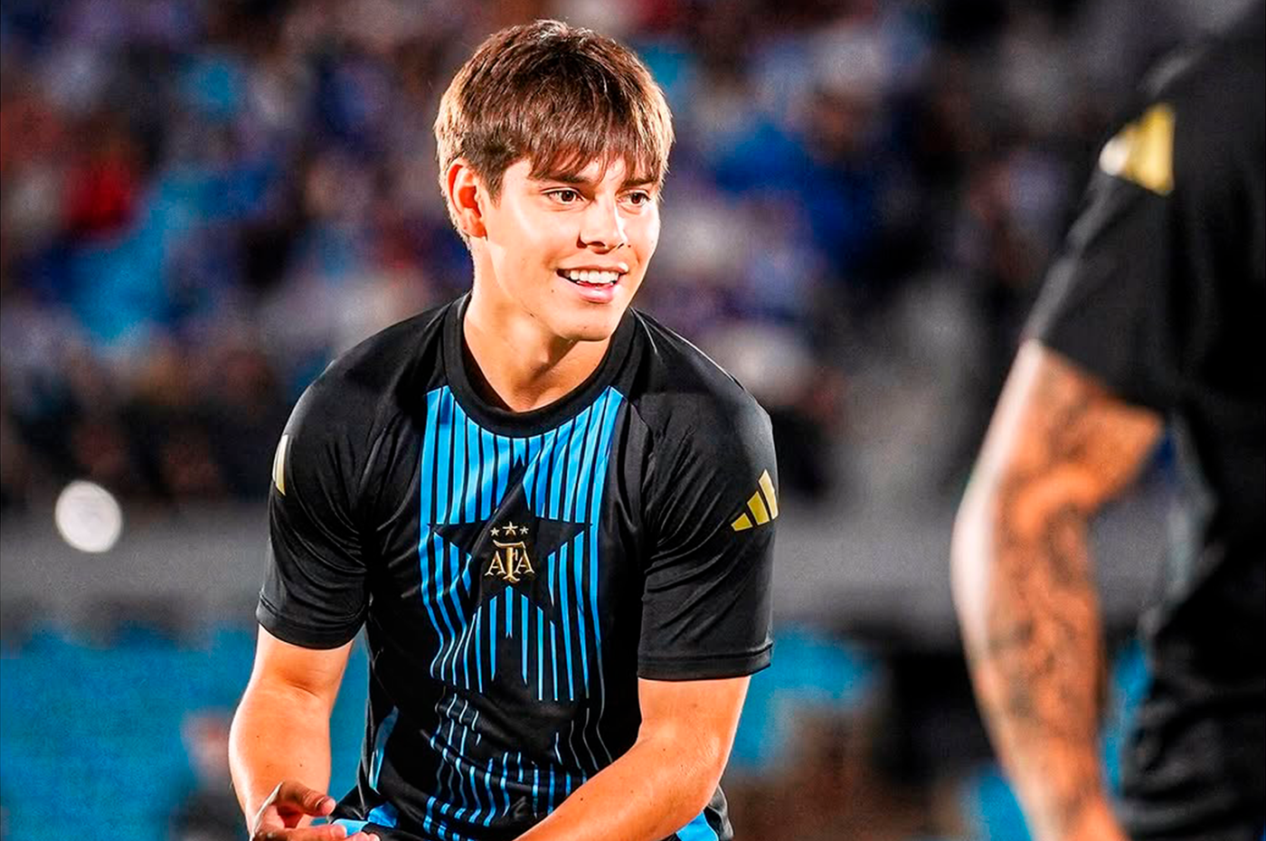 La imagen de la complicidad entre Benjamín Domínguez y Rodrigo De Paul en la Selección argentina