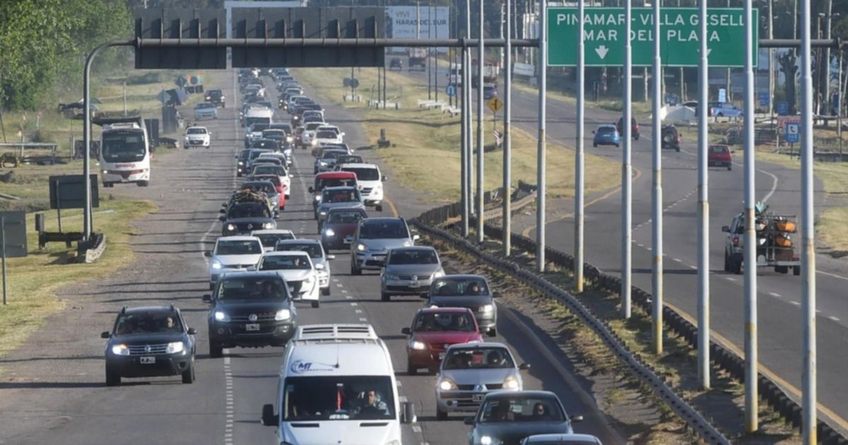 Crece la circulación de autos en las rutas por el fin de semana largo
