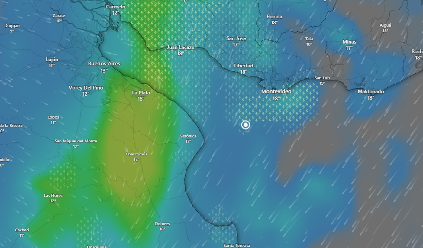 Las imágenes de radar que muestran la tormenta de Santa Rosa llegando a ...