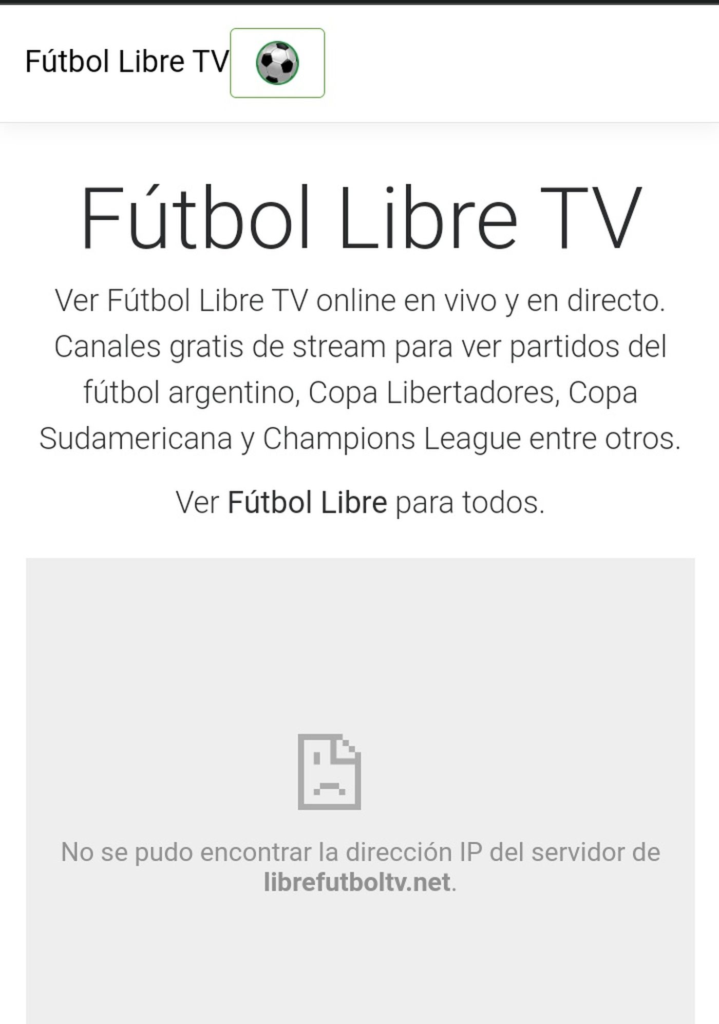 Se terminó Fútbol Libre: la justicia lo bloqueó y detuvo a su creador