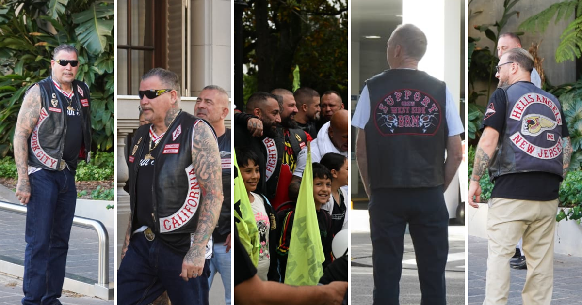 El curioso paso de los Hells Angels por La Plata: de posar con la UOCRA ...
