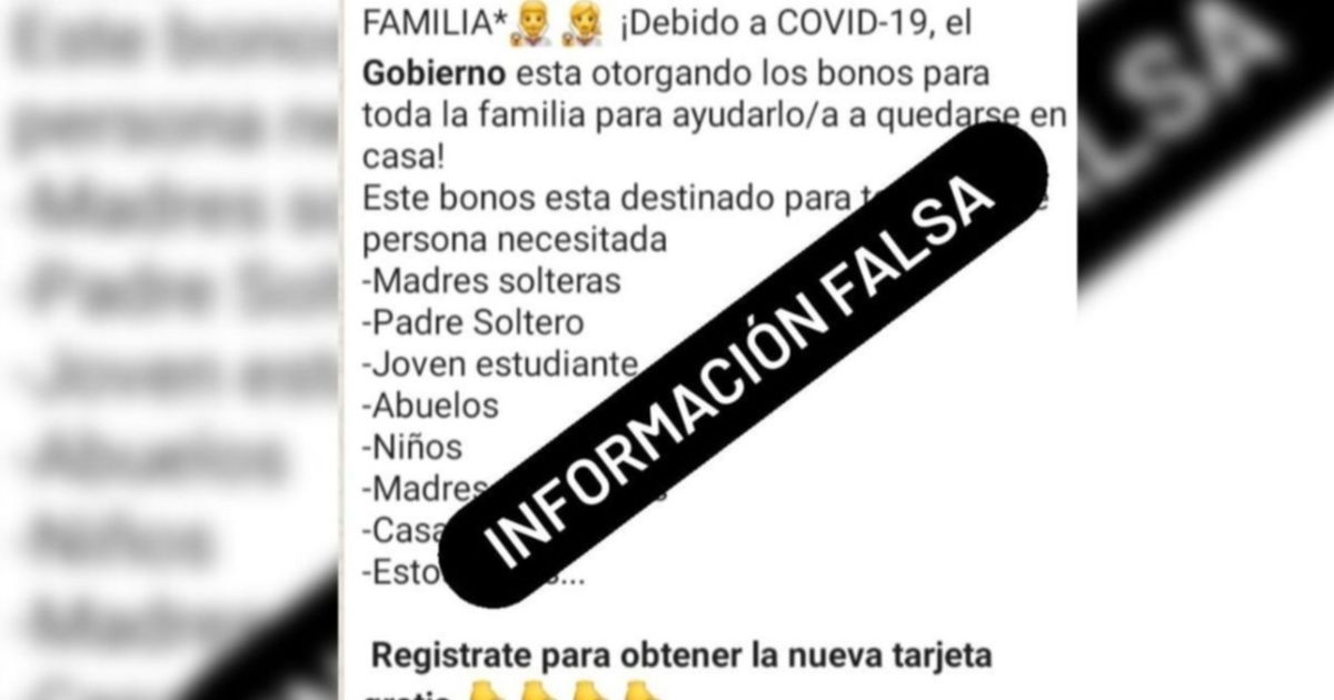 Advierten sobre una falsa ayuda social difundida en redes sociales y ...