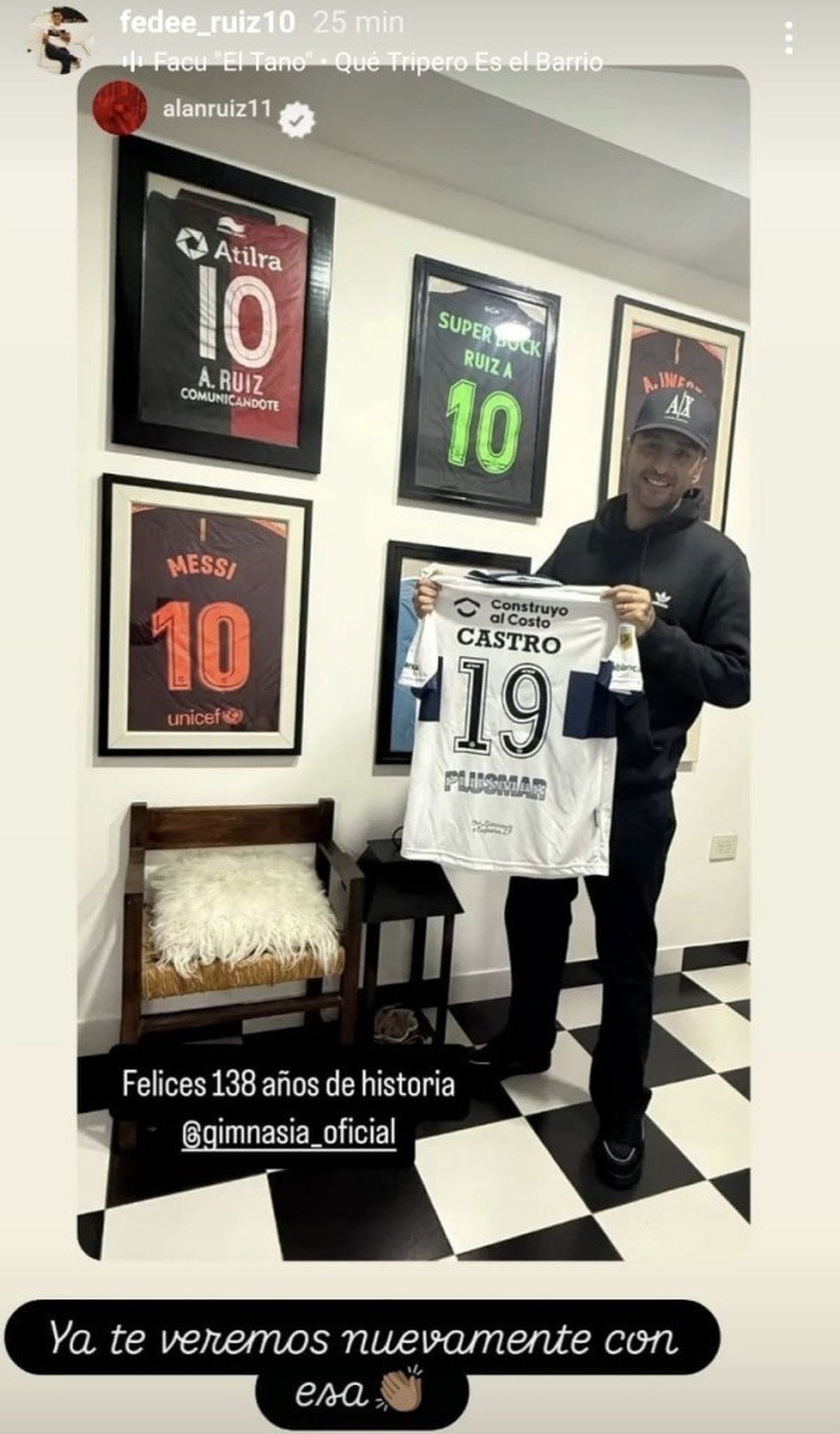 Alan Ruiz, un regreso a Gimnasia que se acerca y empieza a tomar forma